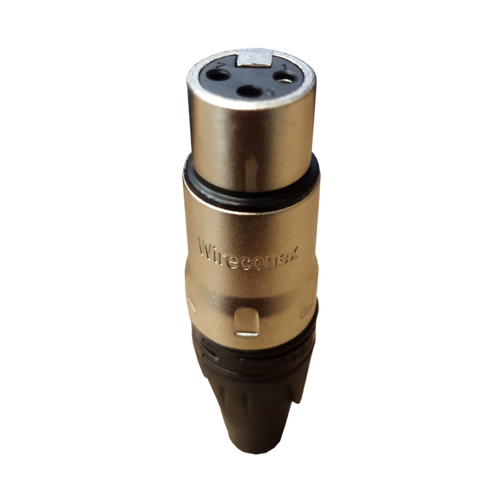 Conector XLR Fêmea Linha WC 1003 - WIRECONEX - CompreMais Conector XLR Fêmea Linha WC 1003 - WIRECONEX - CompreMais