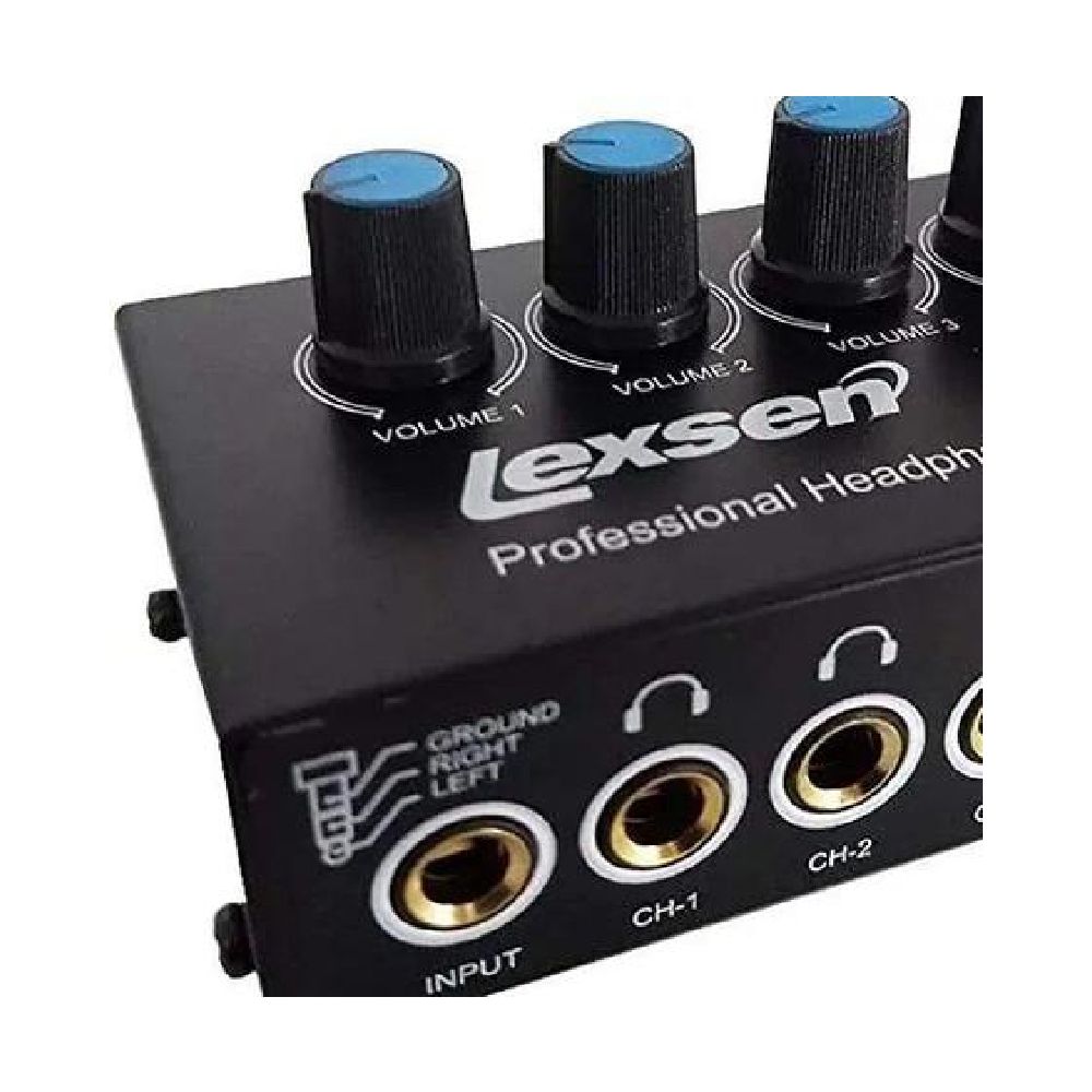 Amplificador Para Fone De Ouvido LHA4C - LEXSEN - CompreMais