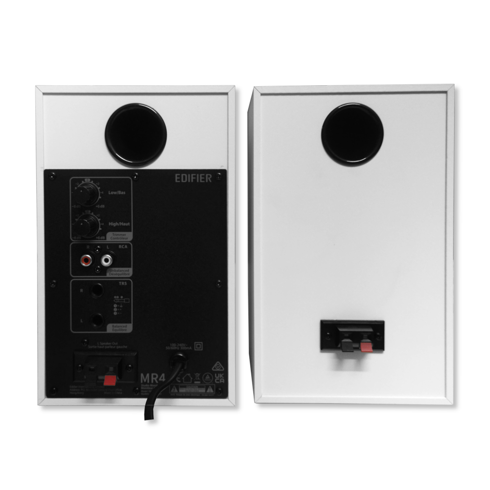 Monitor de Referência 42W Branco (Par) MR4 - EDIFIER - CompreMais