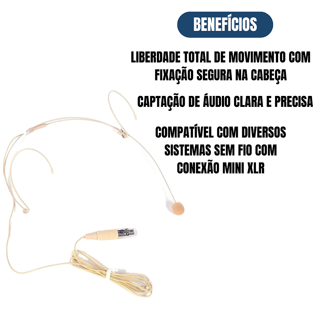 Microfone Headset Avulso HT3C Mini XLR - Karsect | Keepsound - CompreMais
