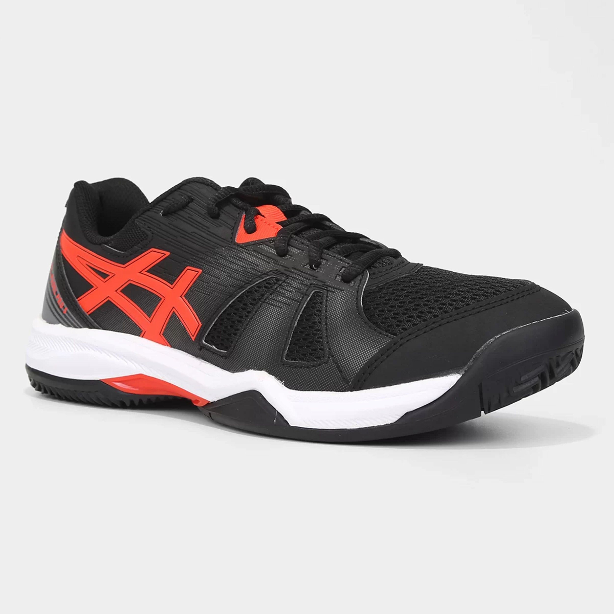 Tênis Asics Gel-Padel Pro 5 Masculino - Preto+Vermelho - Favorita Padel