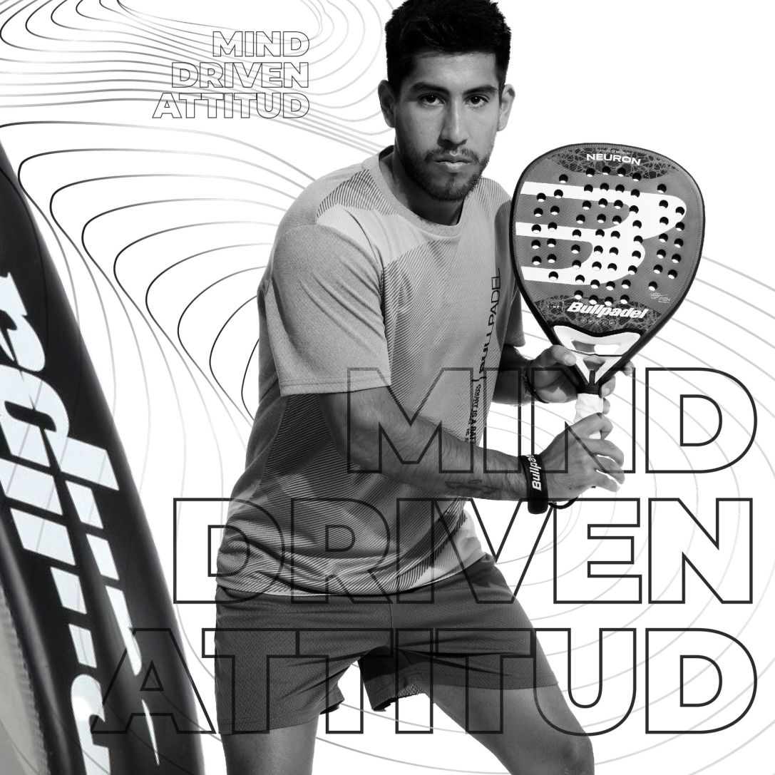 Raquete de Padel Bullpadel Neuron 2024 Carbono 3k - Fede Chingotto ...