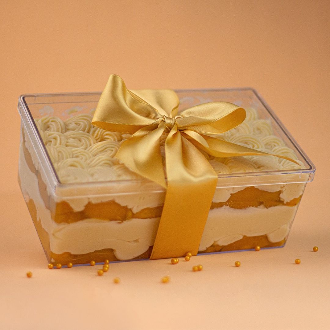 CAIXA CAKE BOX RETANGULAR 20x12x8CM 1,500ML - BLUESTAR - A Loja da Confeitaria