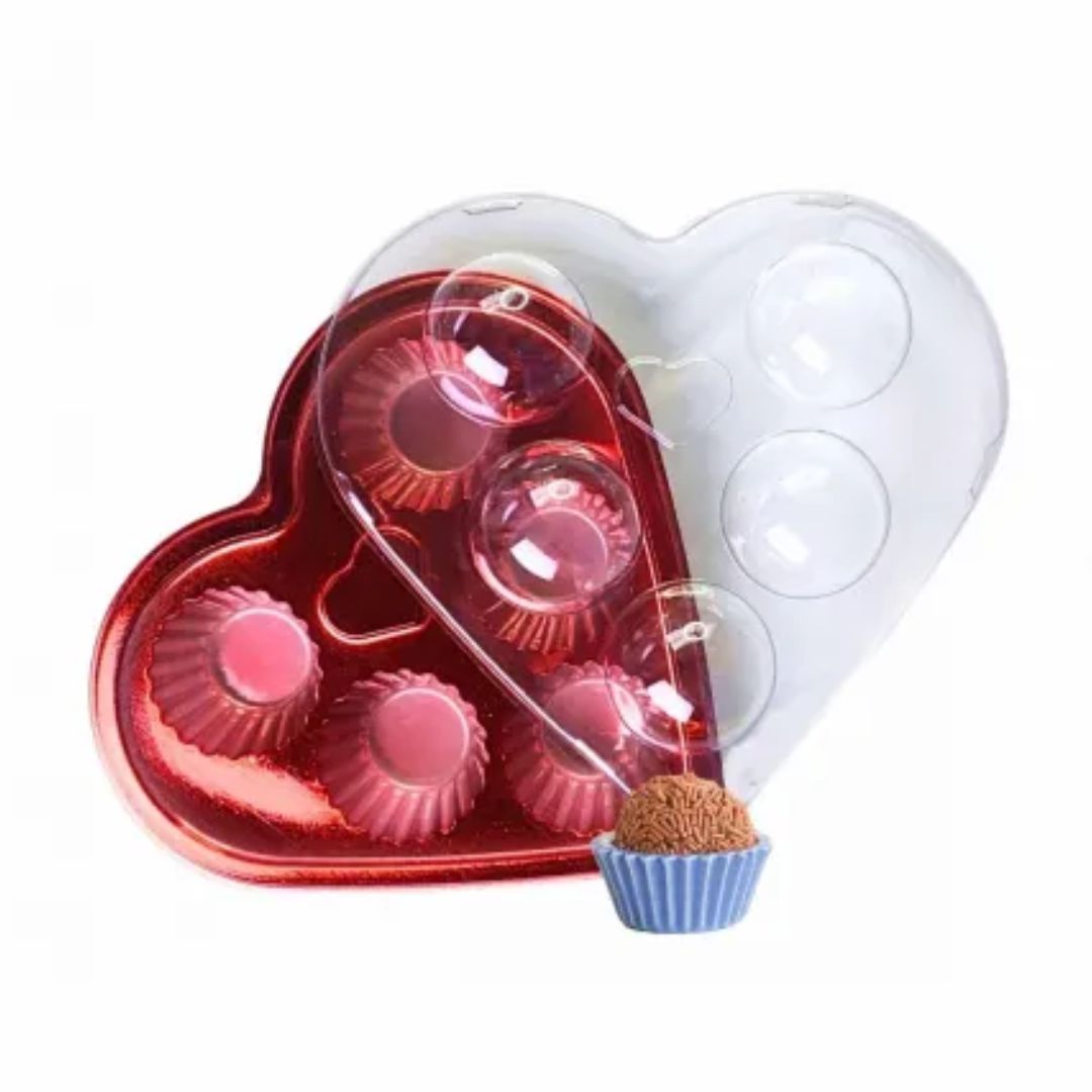 FLIPBALL CORAÇÃO 05 CAVIDADES VERMELHO PCT C/05 UN FLIP - A Loja da ...