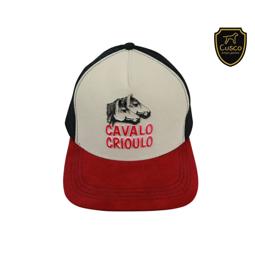 Boné Cavalo Crioulo Emborrachado Cusco - Rancho Gaúcho