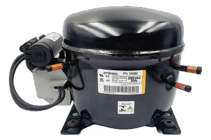 Motor Compressor 1/3+ FFU130HAX Embraco Gás R134A 220Vac - Karisfrio