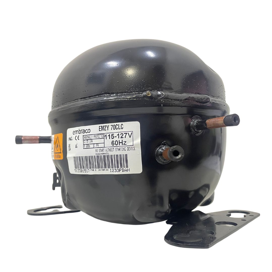 Motor Compressor 1/5 EM2Y70CLC Embraco Gás R600 110V - Karisfrio