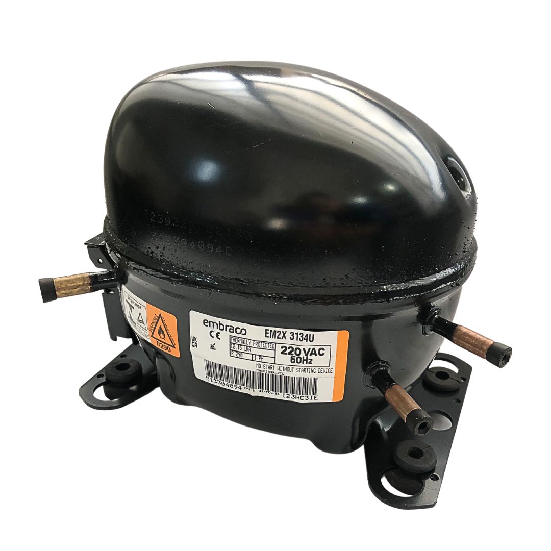Motor Compressor 1/2 Hp EM2X3134U Gás R290 Embraco 220V - Karisfrio
