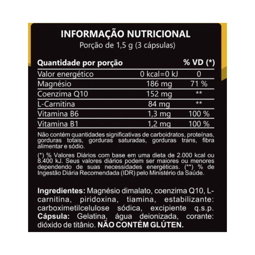 Trio Cardio Essencial Magnésio COQ10- L Carnitina Nutrigenes - Saúde In ...