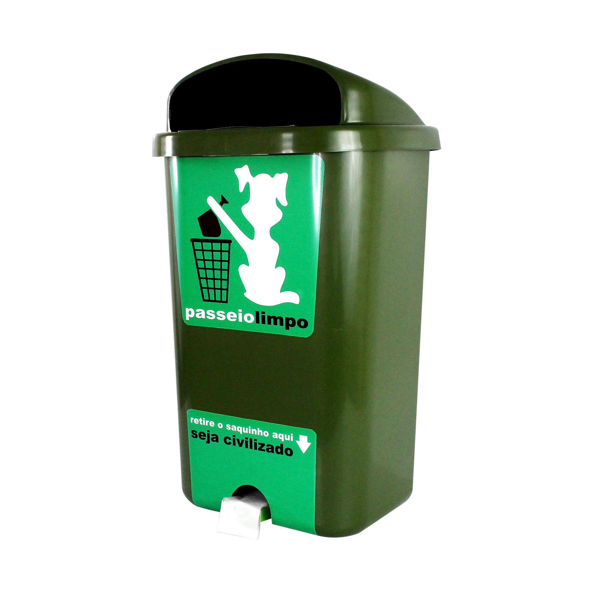 Lixeira Pet Cata Caca 50L - Com 500 Sacos e Chave - SindicoShop ...