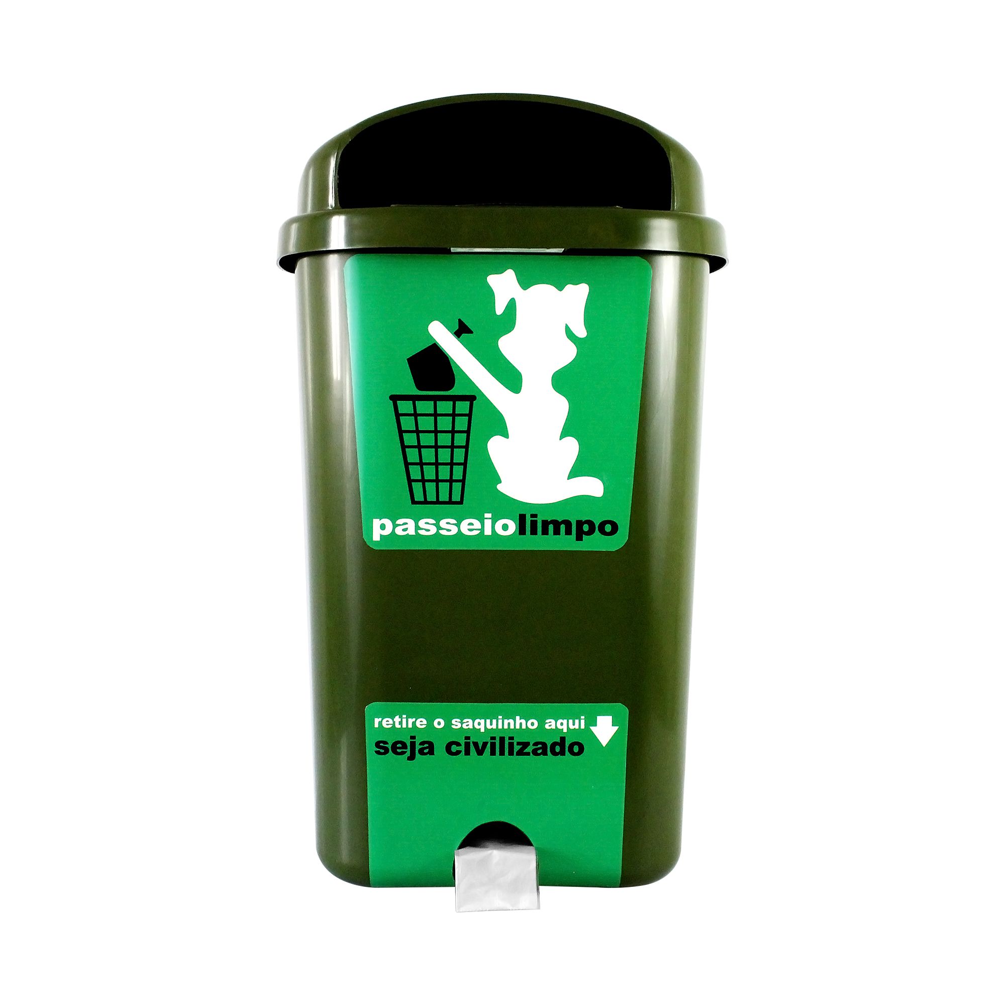 Lixeira Pet Cata Caca 50L - Com 500 Sacos e Chave - SindicoShop ...