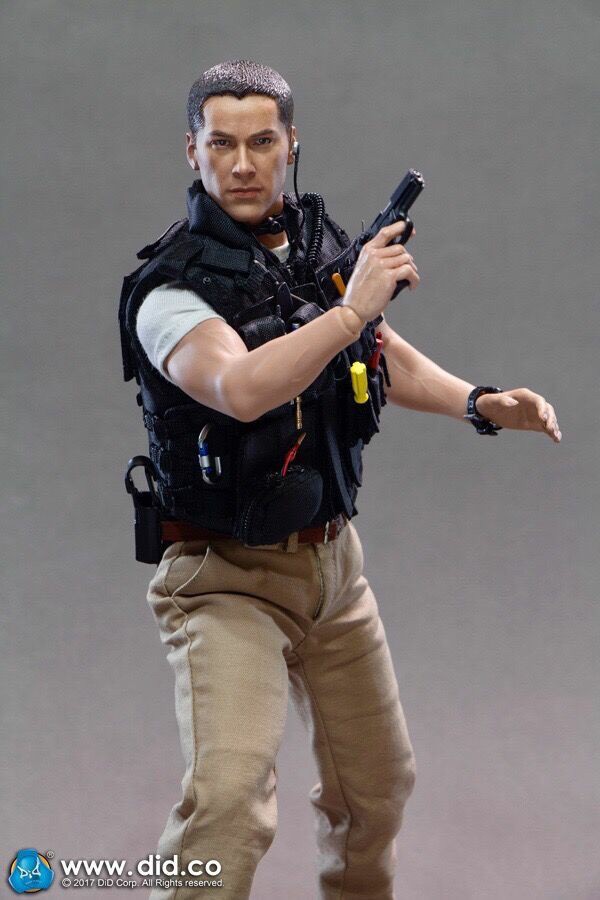 Jack Traven Velocidade Maxima 1/6 Did Corp LAPD SWAT '90S - PLANET ...
