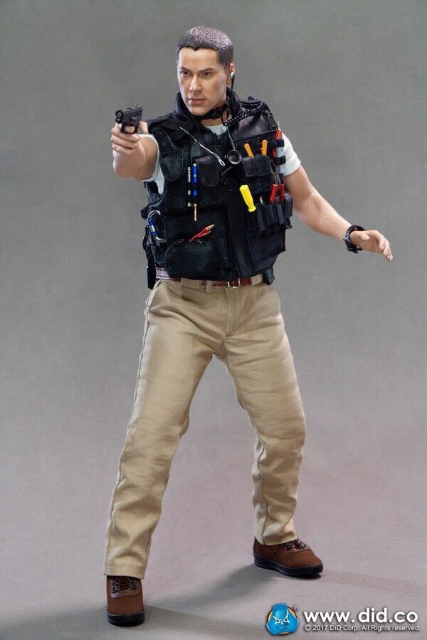 Jack Traven Velocidade Maxima 1/6 Did Corp LAPD SWAT '90S - PLANET ...