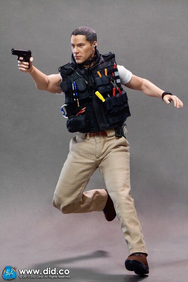 Jack Traven Velocidade Maxima 1/6 Did Corp LAPD SWAT '90S - PLANET ...