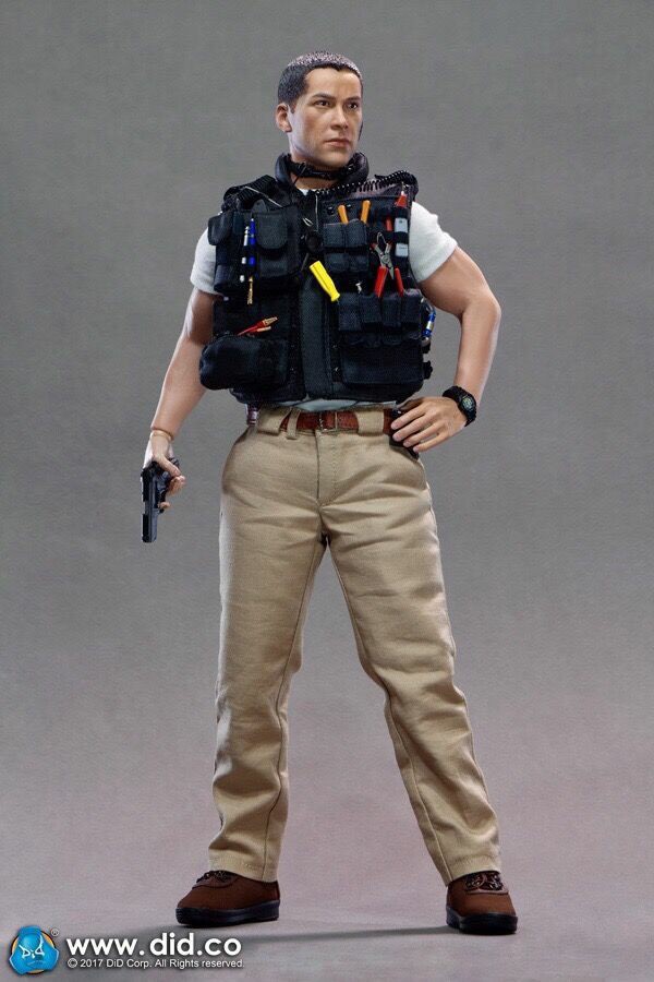 Jack Traven Velocidade Maxima 1/6 Did Corp LAPD SWAT '90S - PLANET ...