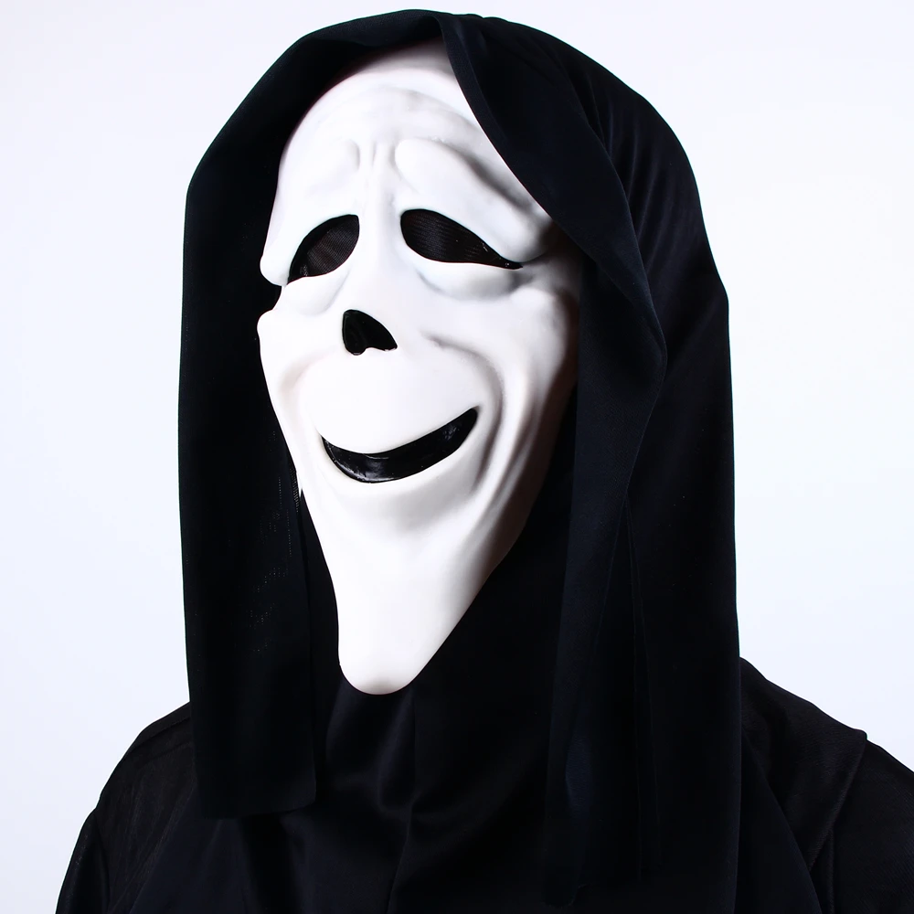 Máscara Realista Terror Horror Halloween Ghost Face Panico versão 02 S ...