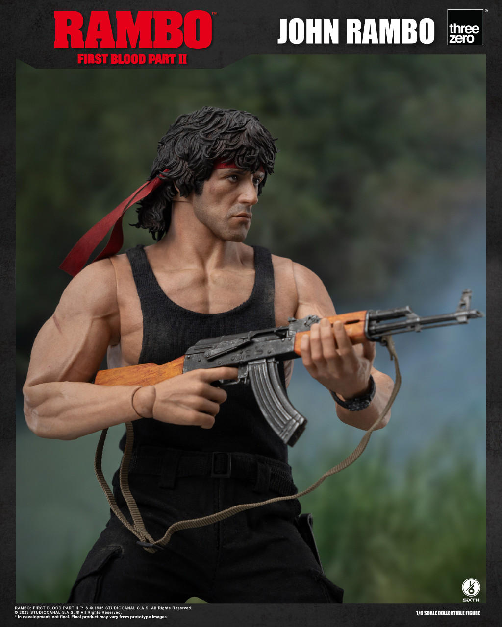 Threezero Rambo: First Blood Part II SiXTH John Rambo 1/6 - PLANET ...
