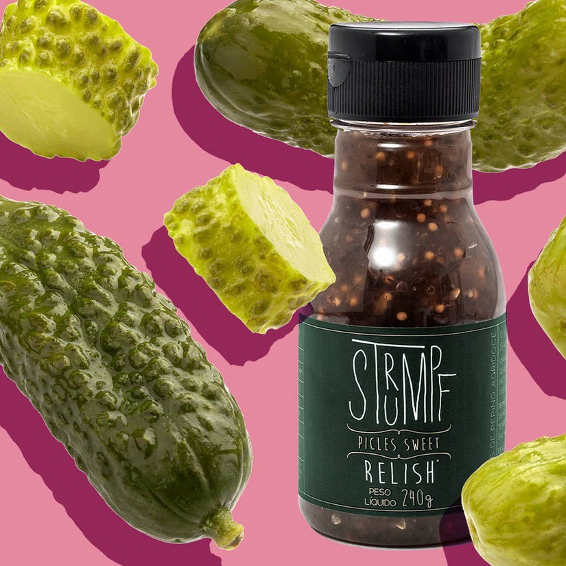 Sweet Relish De Pepino Strumpf 1,220 Kg Garrafa Pet - Delhi Especiarias ...