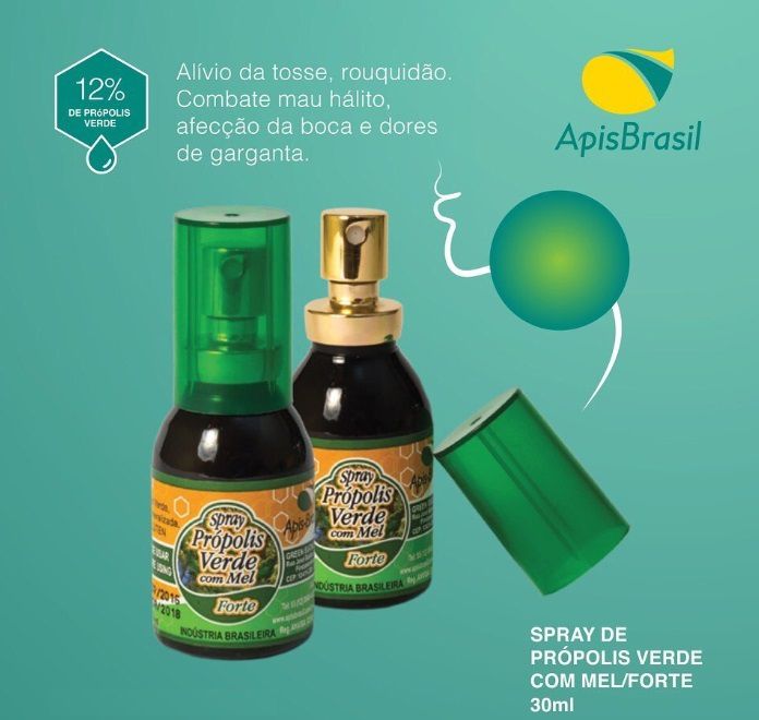 Própolis Verde 17% E Mel (forte) - Spray 30ml - Apis Brasil - Delhi ...