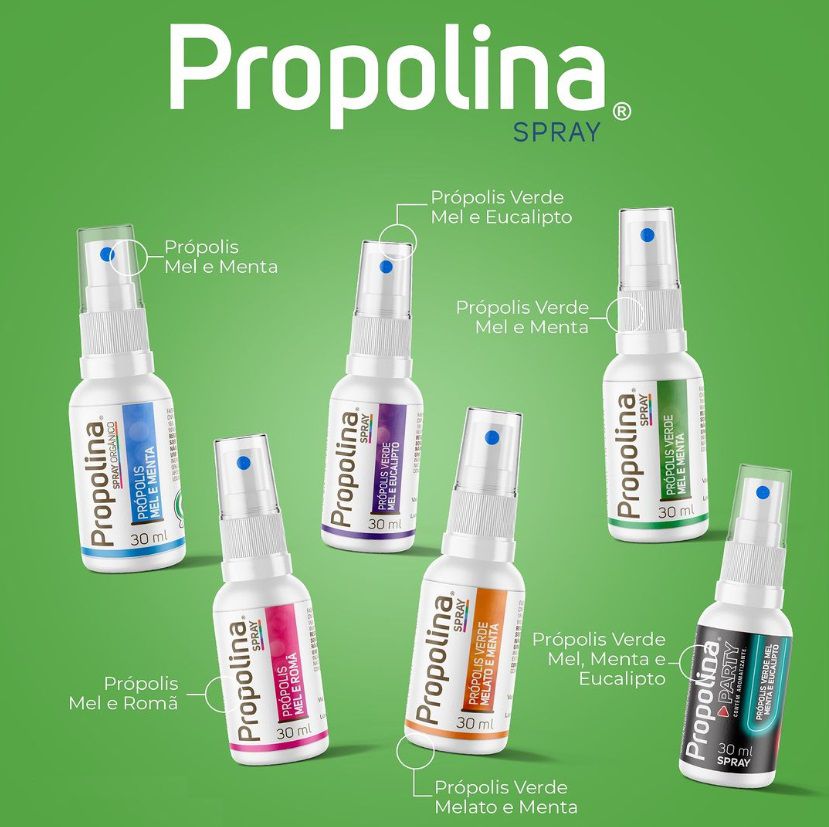Própolis Verde Mel e Româ Spray 30ml Propolina Breyer - Delhi ...