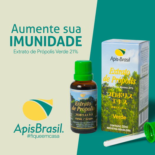 Extrato De Própolis Verde 21% - 30ml Apis Brasil - Delhi Especiarias ...