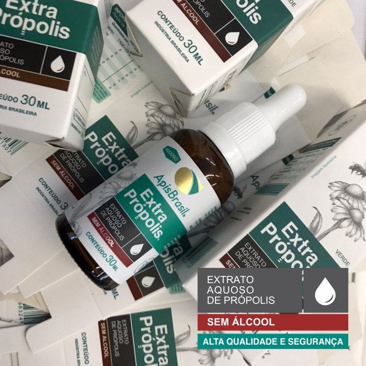 Extrato De Própolis Verde 11% Aquoso (Sem Álcool) 30ml Apis Brasil ...