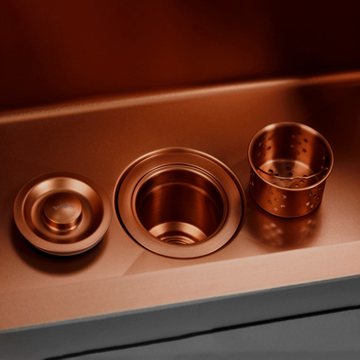 Pia Inox Cuba Gourmet Rose Nano Quadrada Cozinha Luxo 50x45 + Torneira ...