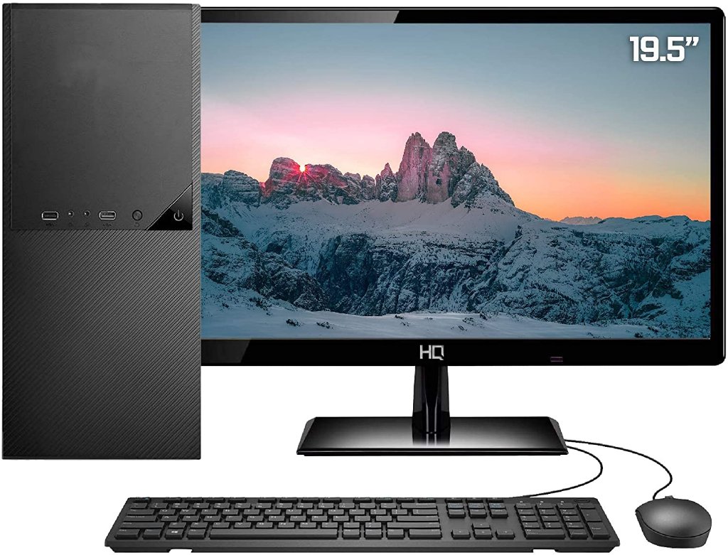 Computador Completo Intel Dual Core 4GB HD - Evo Tech