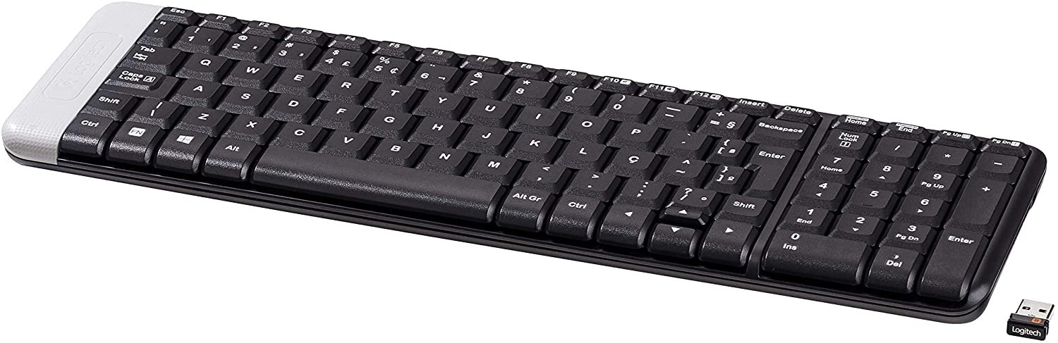 Teclado sem fio Logitech Desing Compacto - Evo Tech