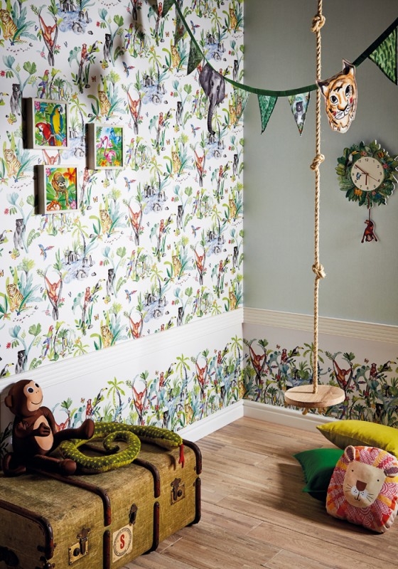 Papel de Parede Infantil IMAGINE FUN 2 696008 - Moldart Papel de Parede