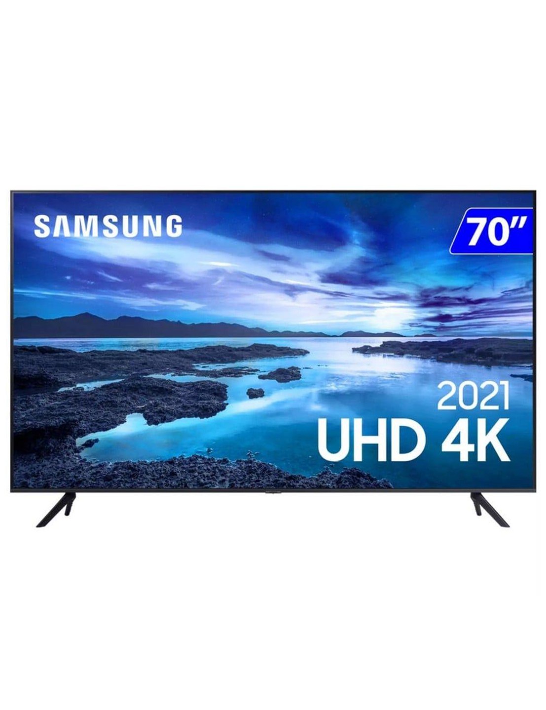 Smart Tv 70 Polegadas UHD 4K WiFi Crystal - Tema NVitrine Eletrodomésticos
