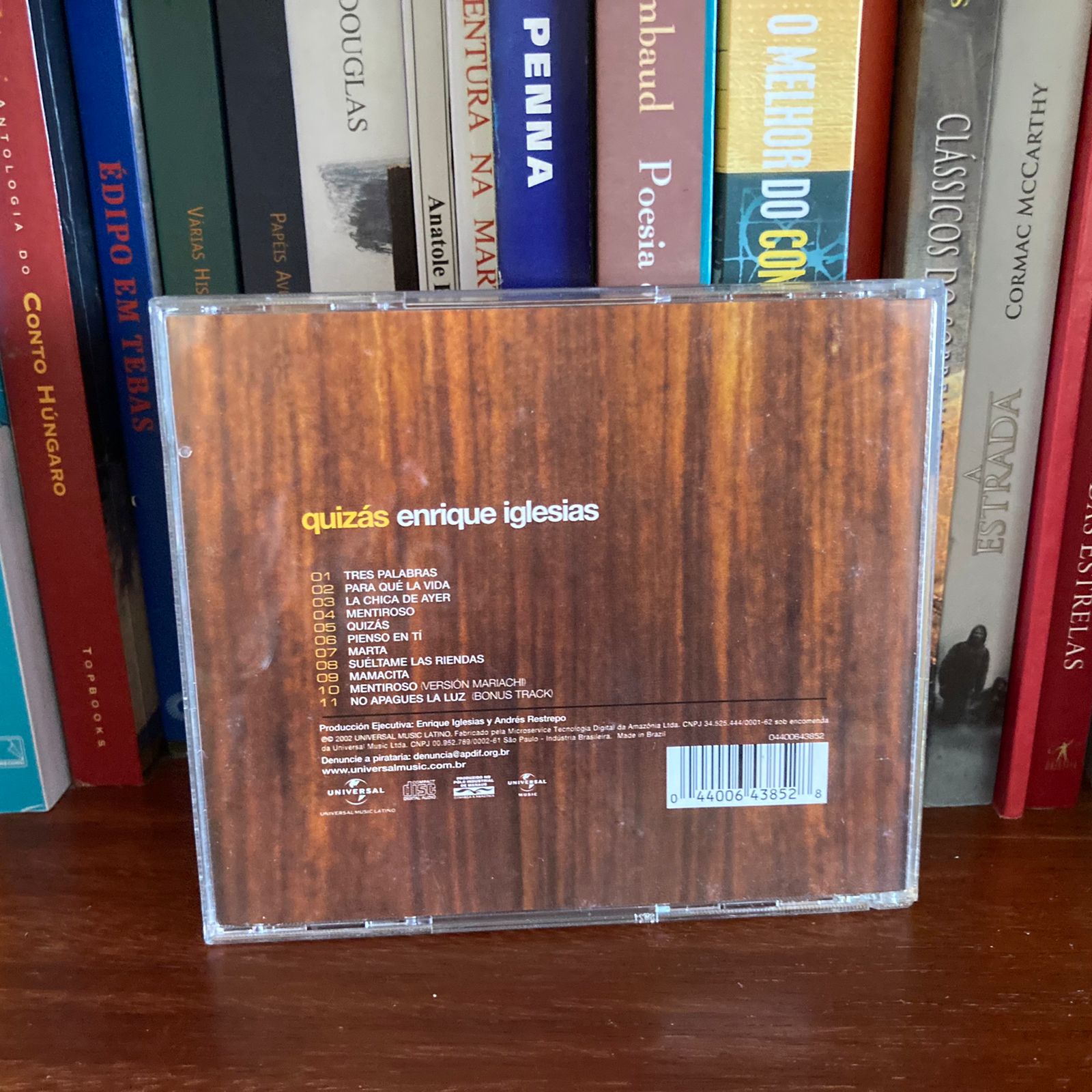 CD: Enrique Iglesias, Quizás - Usado - Pouso Cultural