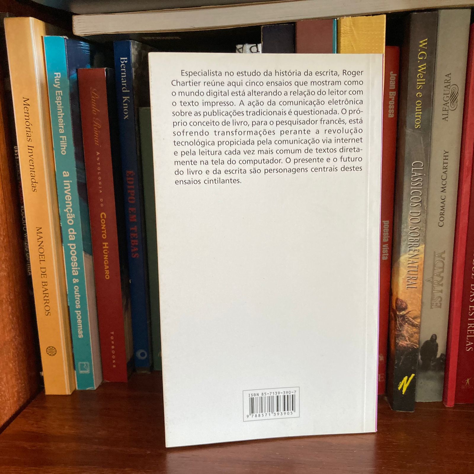 Livro: Os desafios da escrita, de Roger Chartier - Novo - Pouso Cultural