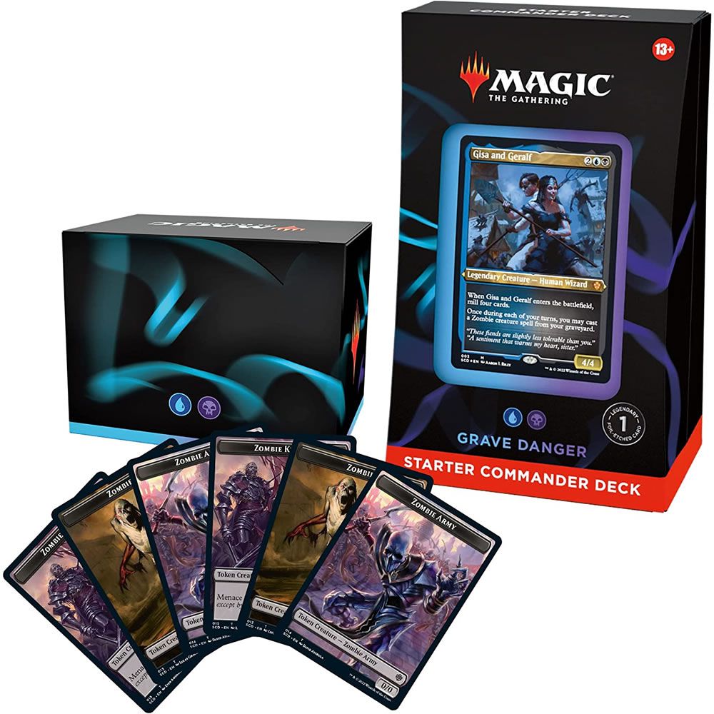 Magic The Gathering Deck Inicial de Commander: Perigo Mortal - Super ...