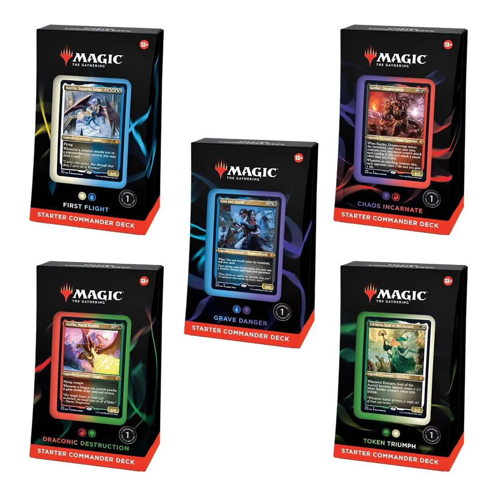 Magic The Gathering Deck Inicial de Commander: Triunfo das Fichas ...