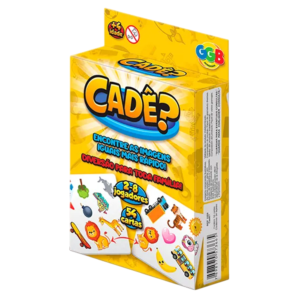 Jogo Cadê GGB 54 Cartas - Super Geek - Onde os Multiversos Colidem.