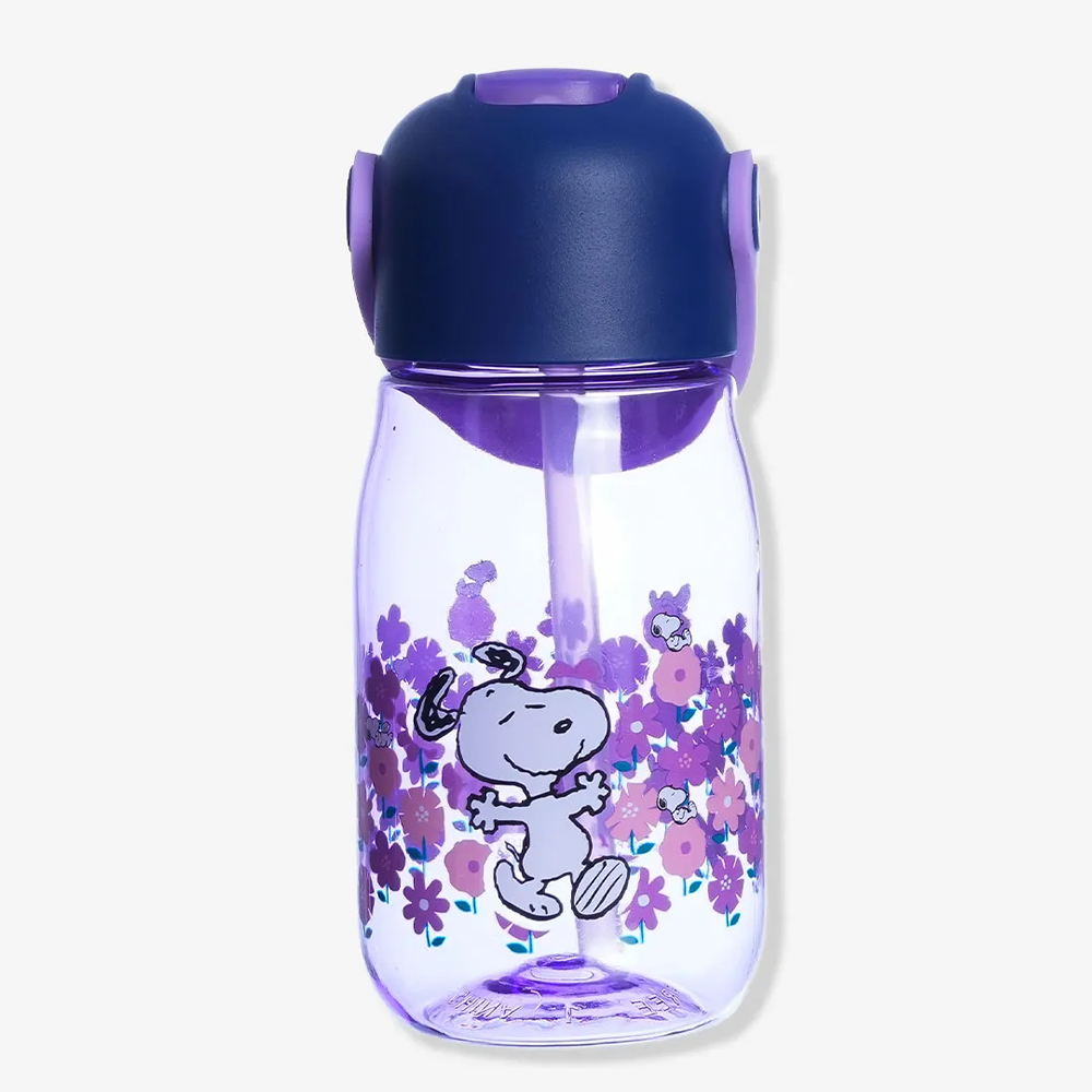 Garrafa Flip Infantil Snoopy Peanuts 400ml - Super Geek - Onde os Multiversos Colidem.