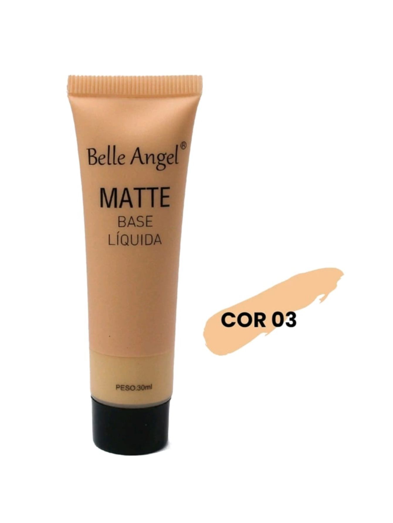Base liquida matte Belle angel - TM Makeup