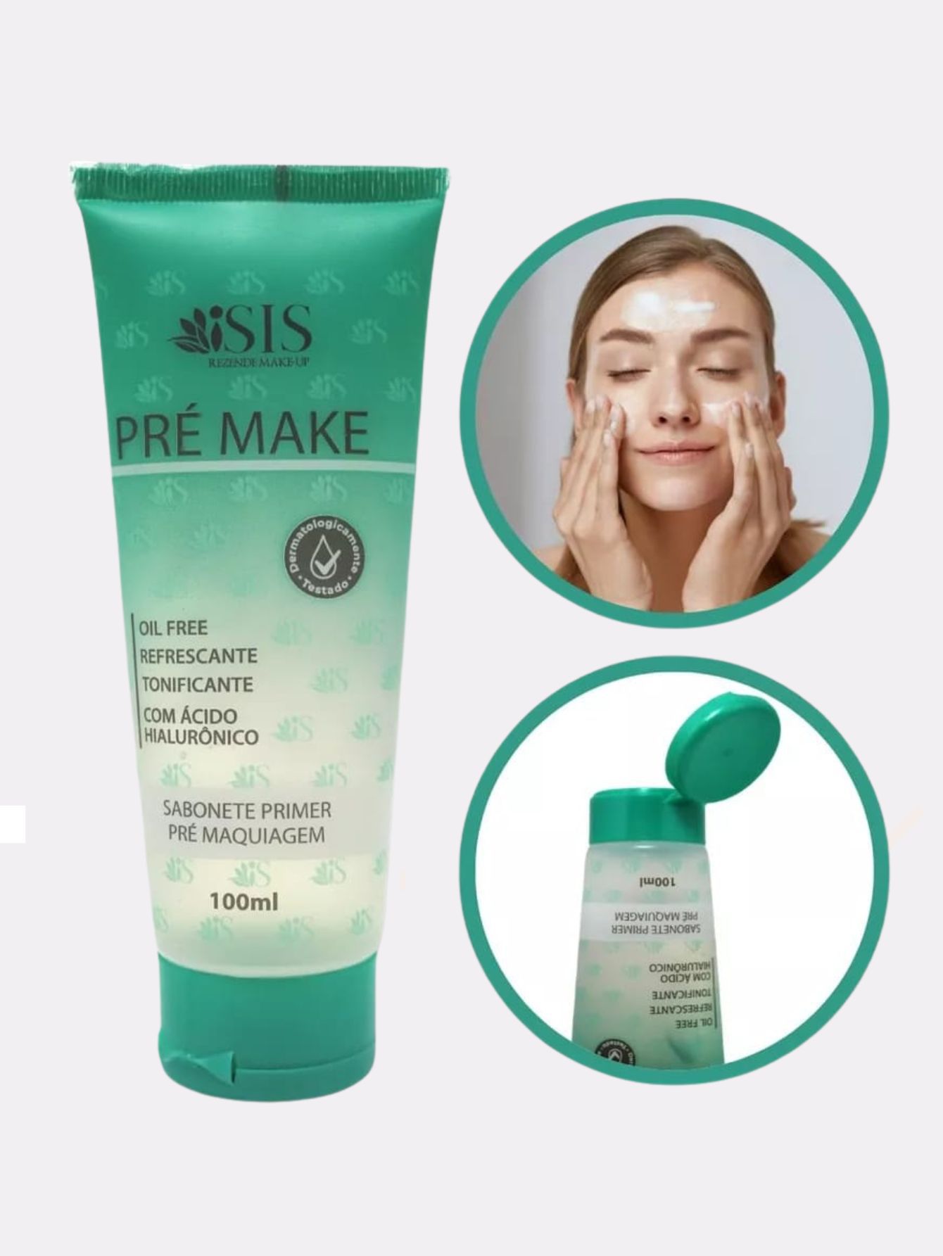 Sabonete prime pré maquiagem Isis Rezende - TM Makeup