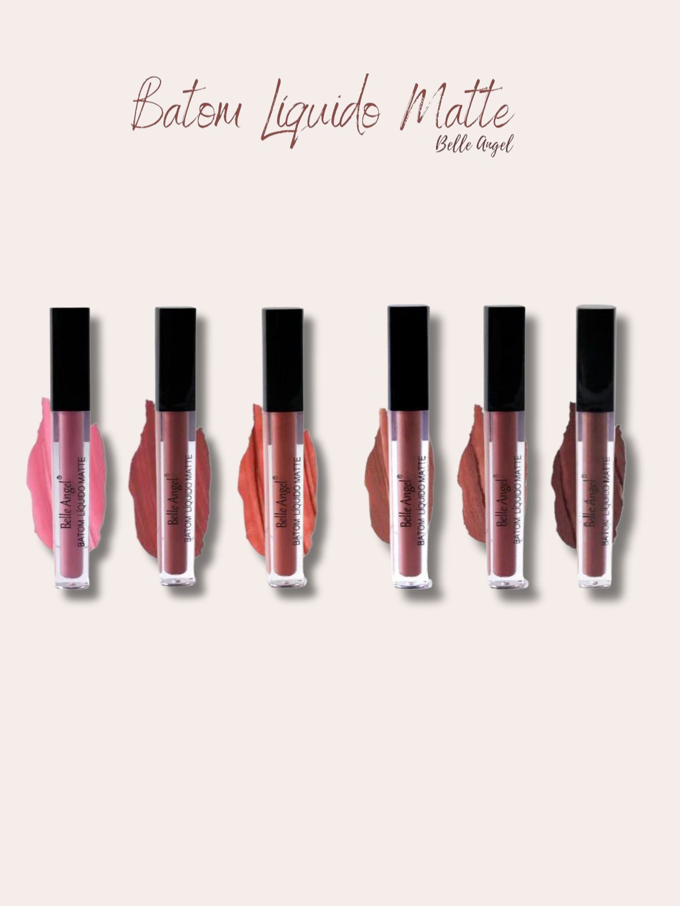 Batom líquido matte - Belle Angel - TM Makeup