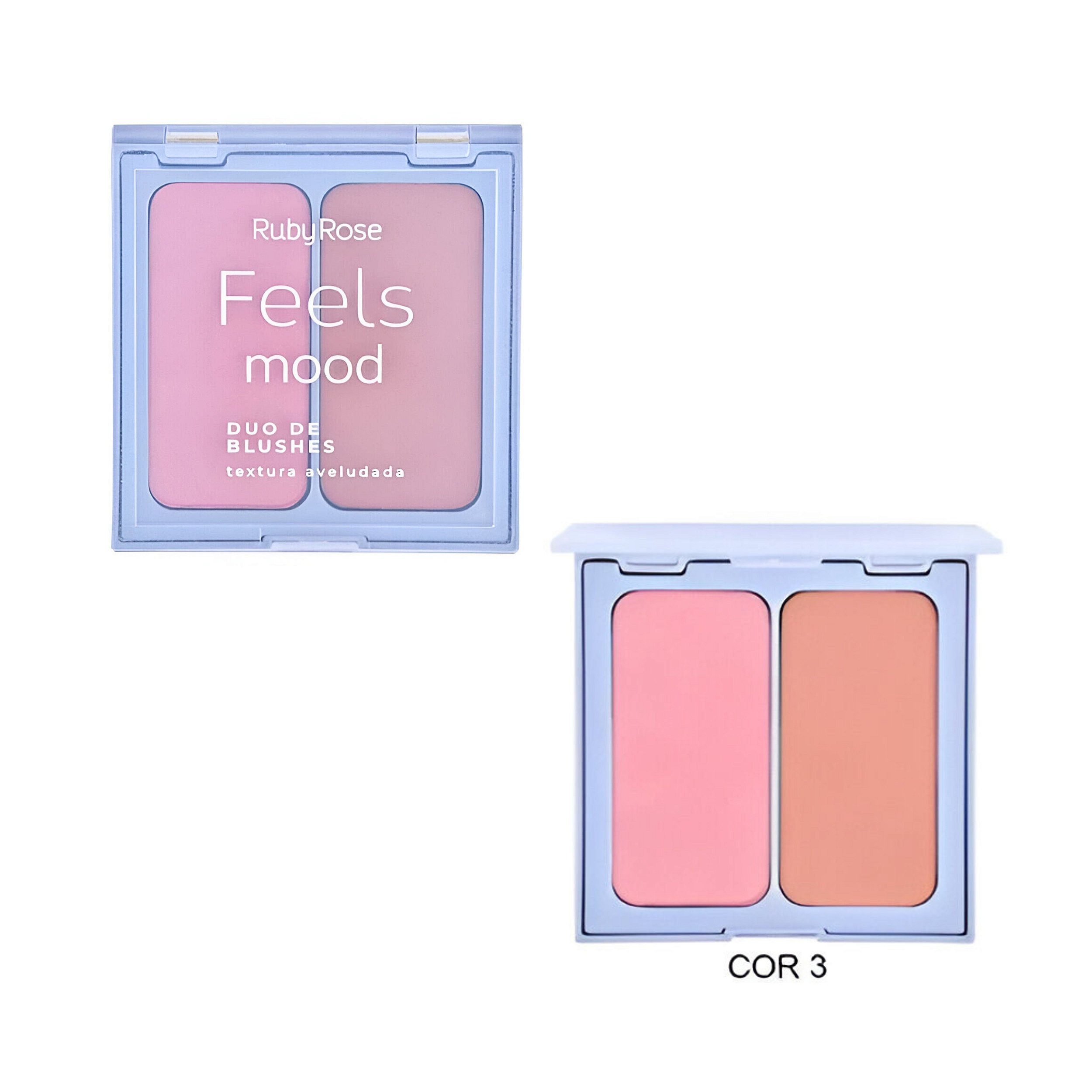 Duo de blushes feels mood Ruby rose - TM Makeup