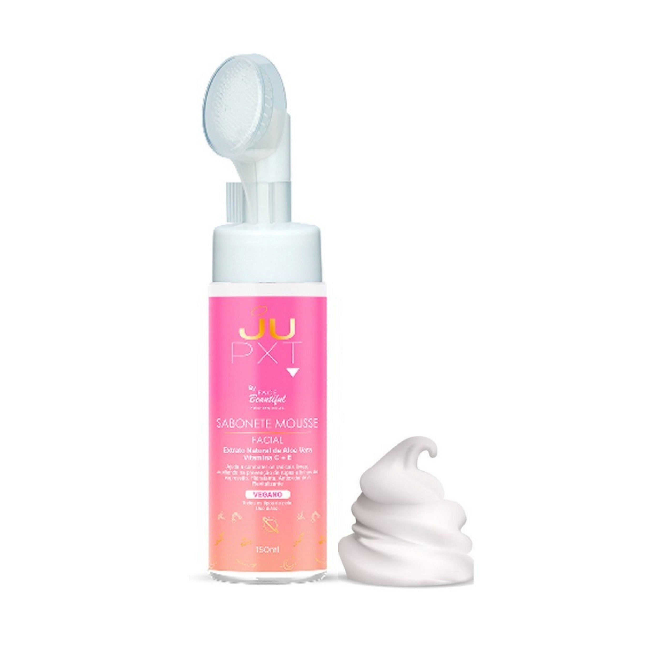 Sabonete facial mousse espuma de limpeza ju pxt 150ml Face Beautiful ...
