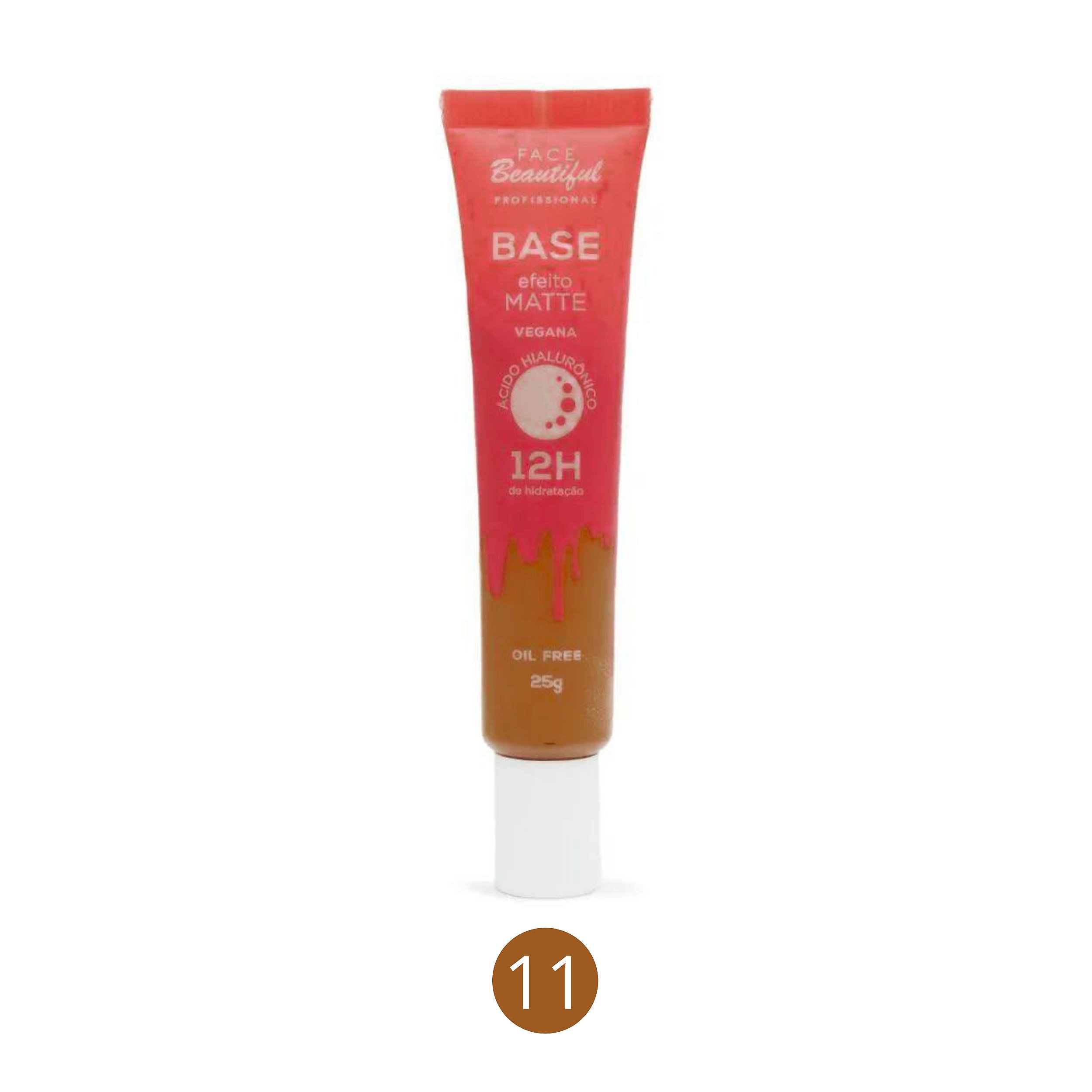 Base efeito matte 12 horas Face beautiful - TM Makeup