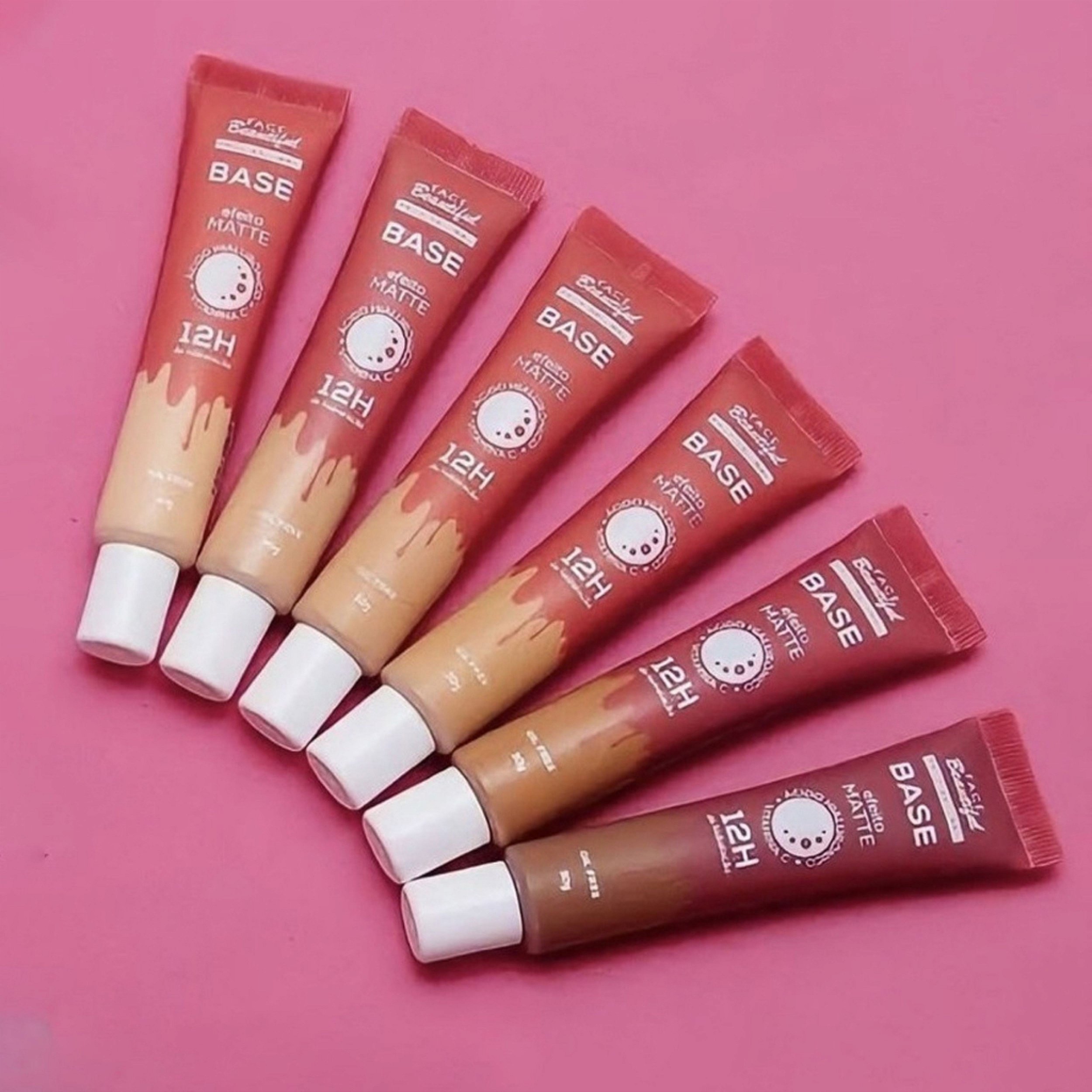 Base efeito matte 12 horas Face beautiful - TM Makeup