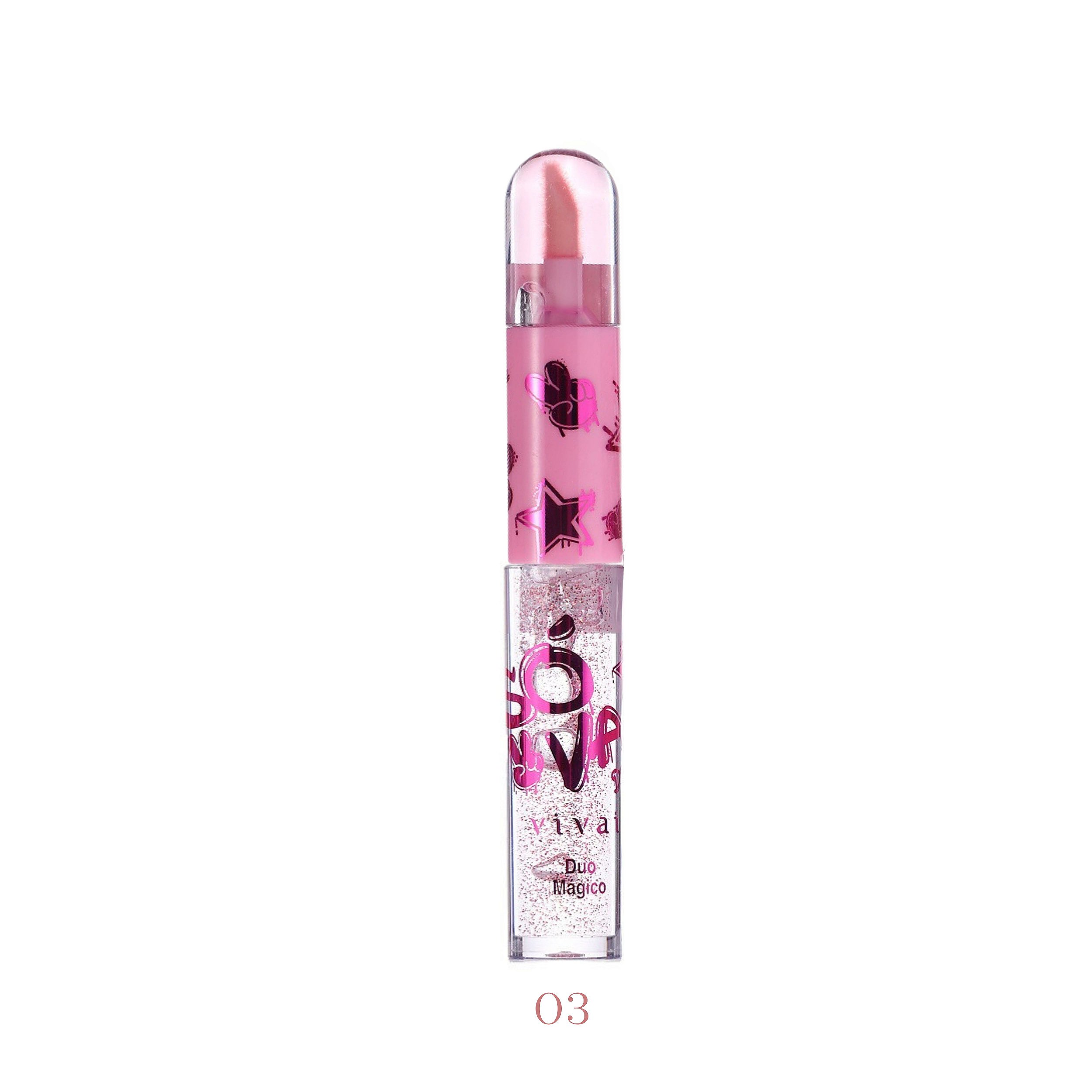 Lip gloss duo mágico Vivai - TM Makeup