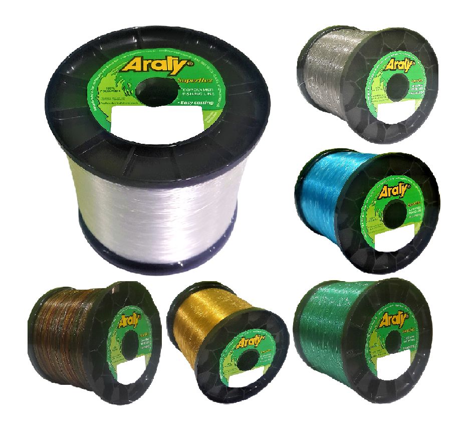 Linha Pesca Araty Superflex 250 Gramas Verde Azul Multicolor Cinza ...