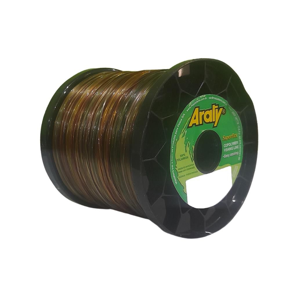 Linha Pesca Araty 500 Gramas Superflex 0,50 0,60 0,70 0,80 0,90 1,00 m ...