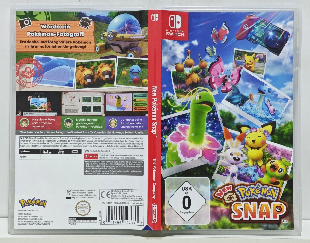 New Pokémon Snap - Nintendo Switch - Semi-Novo - Carvalho Games