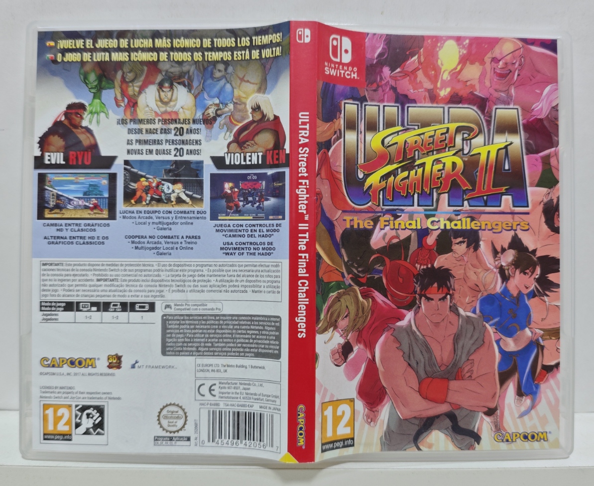 Ultra Street Fighter II The Final Challengers - Nintendo Switch- Semi-Novo - Carvalho Games