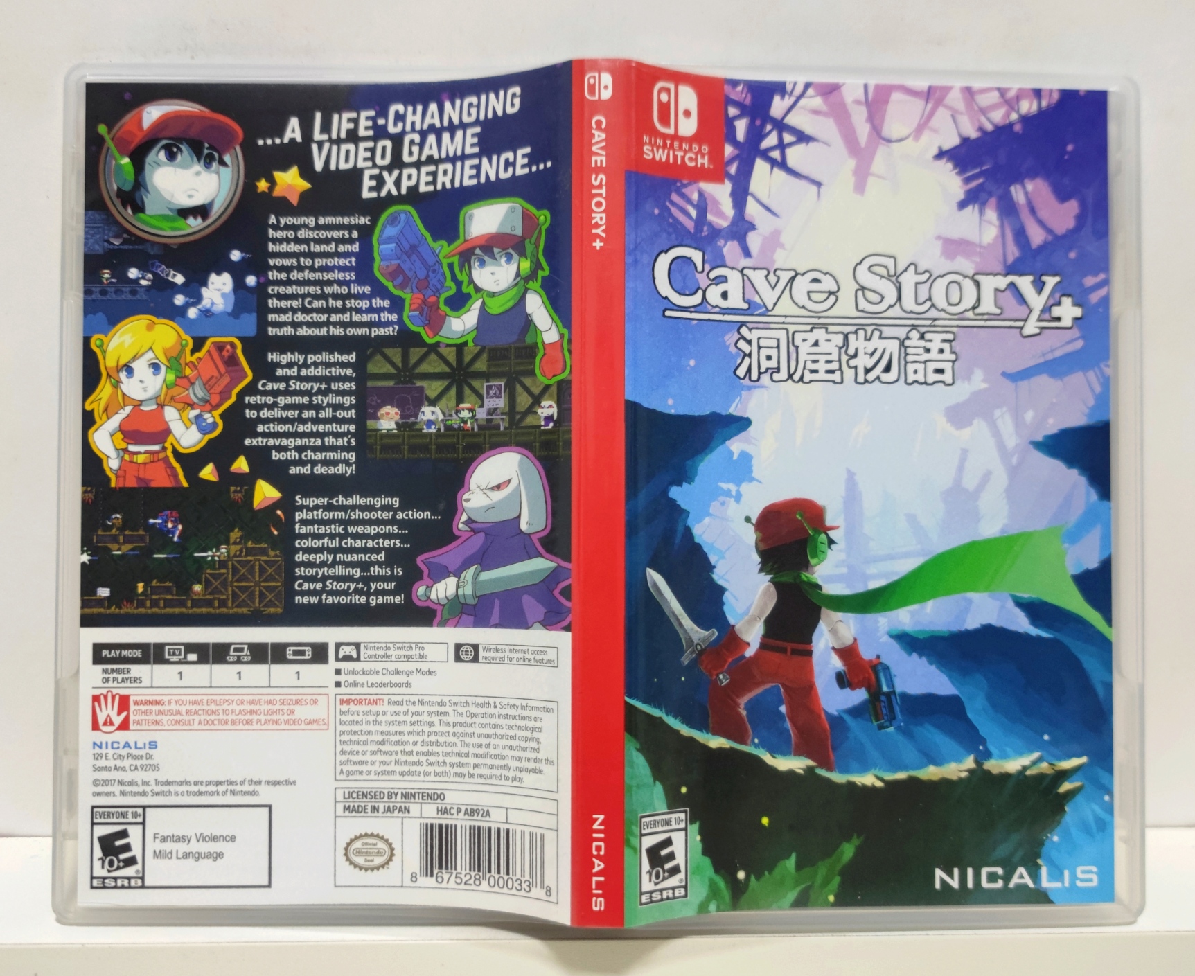 Cave Story + - Nintendo Switch - Semi-Novo - Carvalho Games